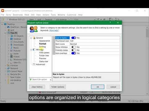 xplorer² program options - YouTube