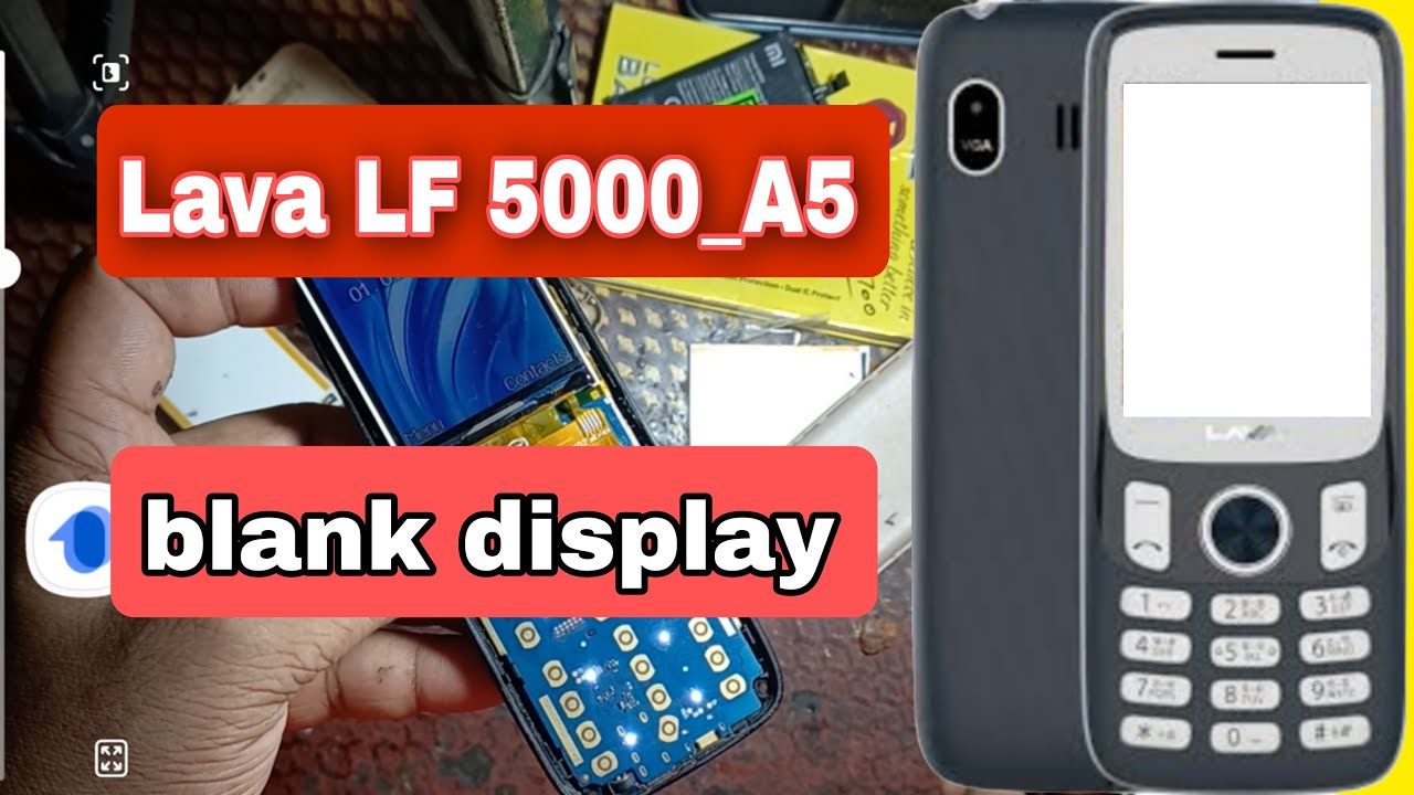 Lava Lf 5000_A5 Blank Display Full Solution - YouTube
