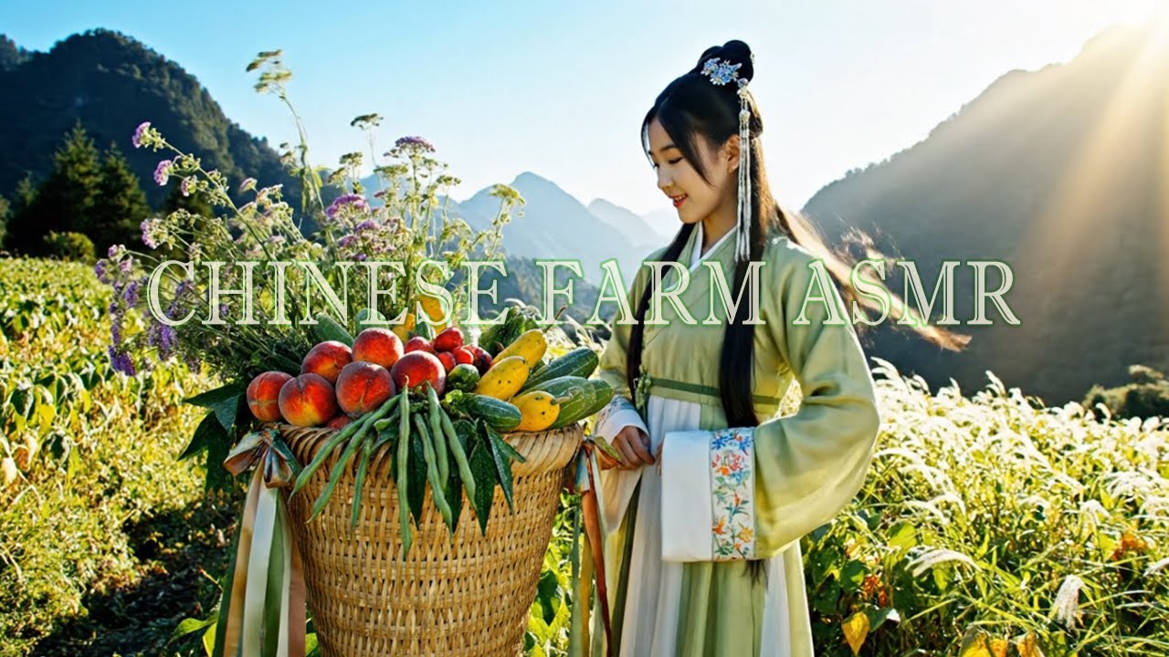 🍃 Chinese Farm Girl Daily Life | Harvesting Vegetables, Cooking, and ...