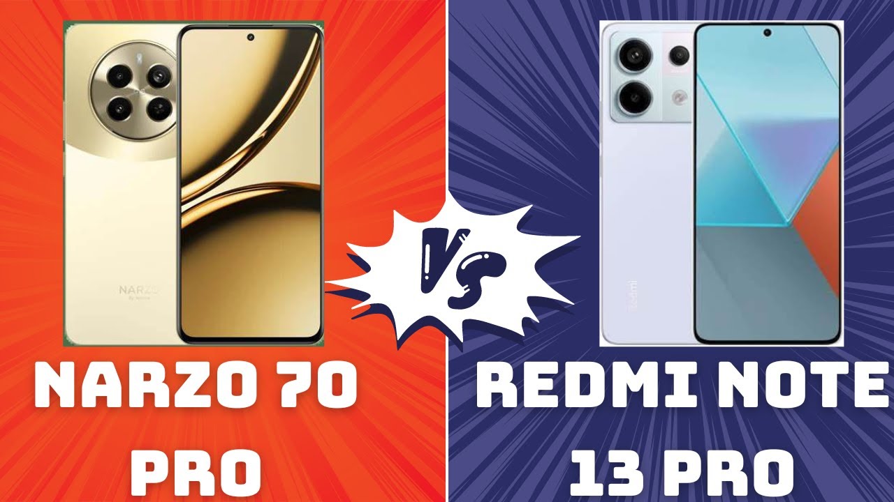 Narzo vs redmi note 13 pro full comparison video / narzo 70 pro vs ...
