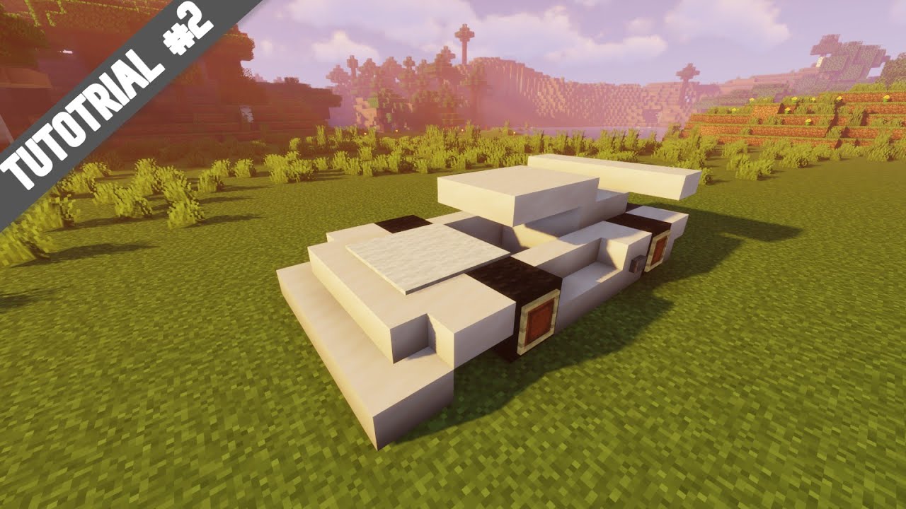 How To Build A Sports Car | Minecraft Tutorial #2 - YouTube