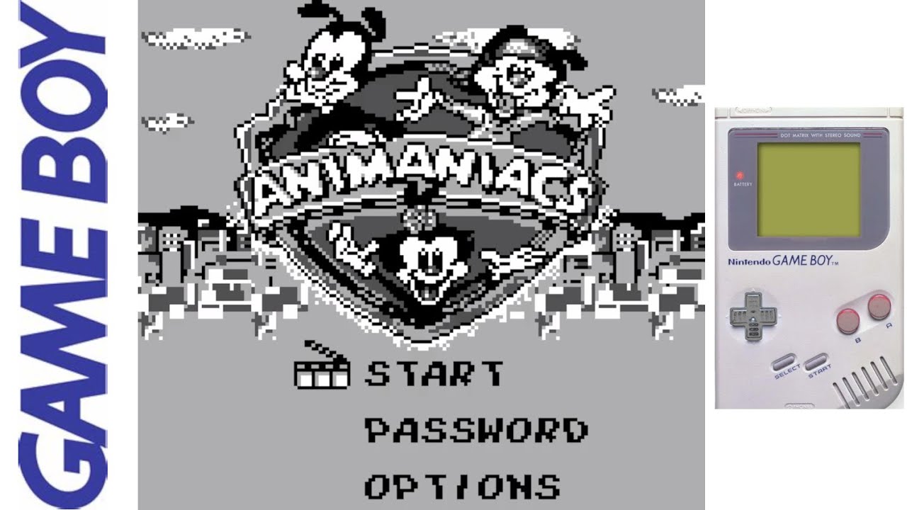 Animaniacs Game Boy Longplay Playthrough Konami 1995 - YouTube