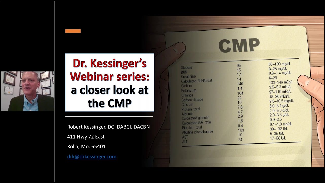 A Closer look at the CMP | Part 1 Dr Robert Kessinger - YouTube