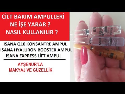 Cilt Bakım Ampulleri ile kür yapmak
