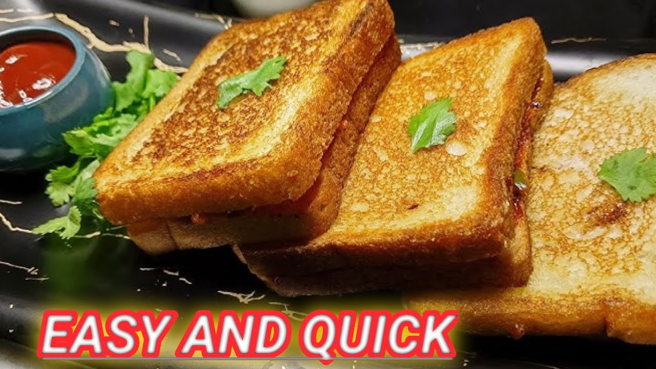 Veg Tava Toast Recipe| 5मिनट में ब्रेड का मजेदर नाश्ता |Bread toast ...