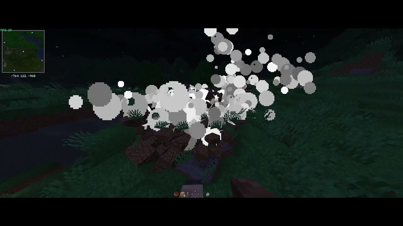 Minecraft TNT explosion physics 2 - YouTube