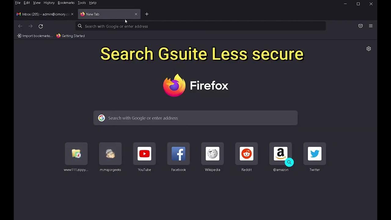 Cara allow less secure apps gsuite - How Manage access to less secure apps google account - YouTube