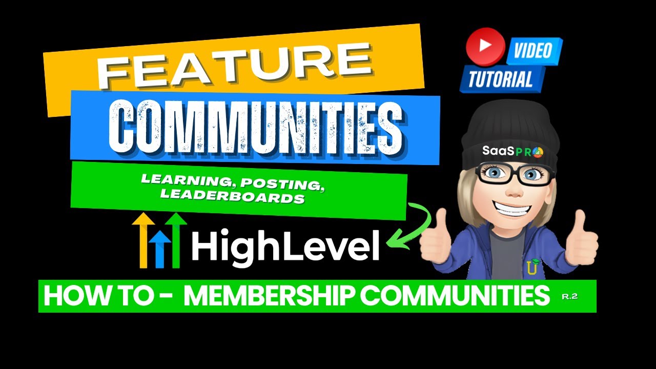 How to Set Up Your Community GHL (GoHighLevel) - YouTube