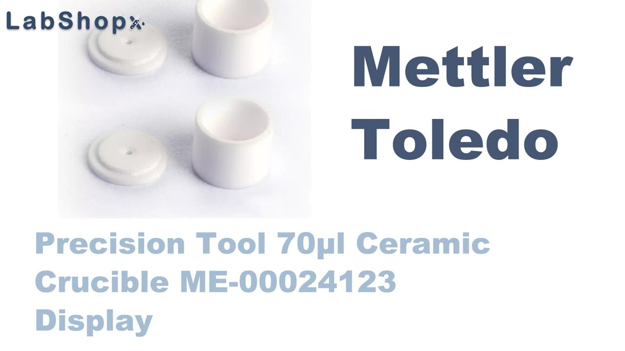 Precision Tool: 70μl Ceramic Crucible ME-00024123 Mettler Toledo ...
