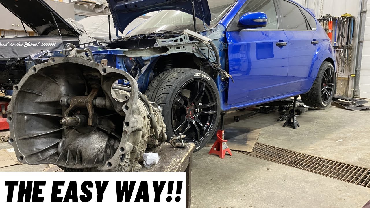 SUBARU TRANSMISSION SELECTOR SHAFT SEAL REPLACEMENT! WITHOUT REMOVING ...