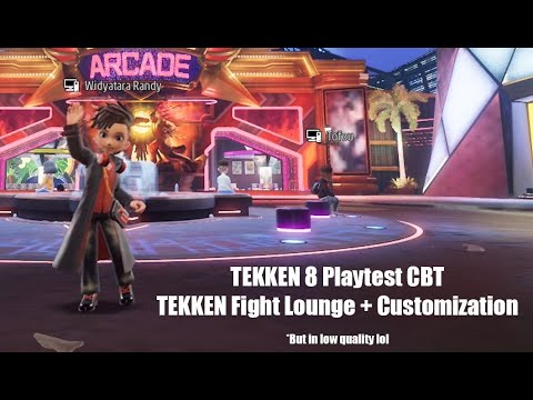 TEKKEN 8 Playtest "CBT" - TEKKEN Fight Lounge Exploration ...