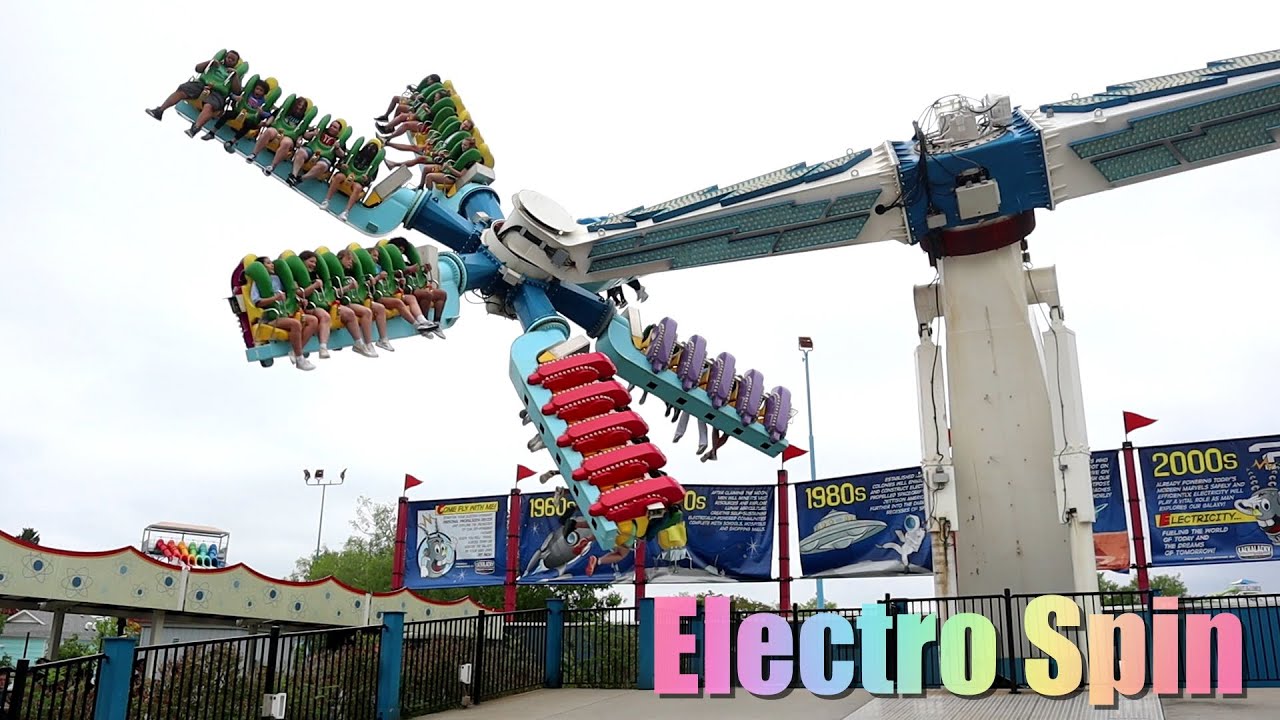 Electro Spin 2023 at Carowinds - YouTube