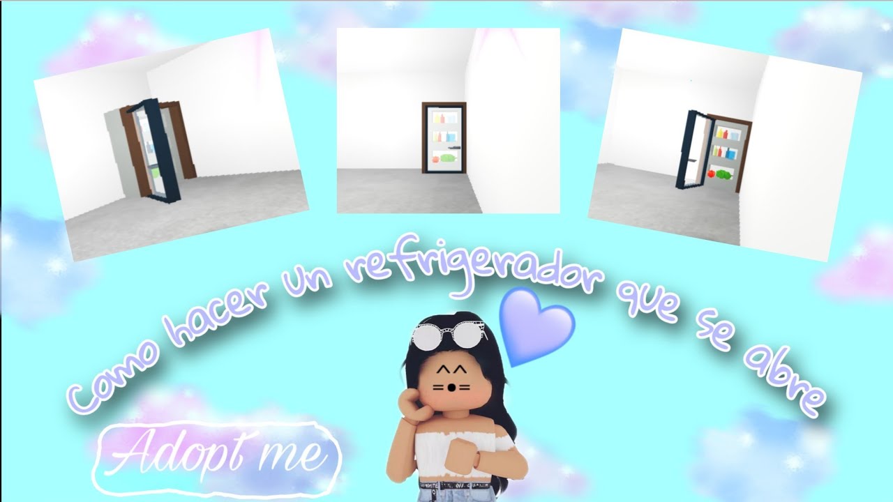 Como hacer un refrigerador que se abra | Adopt Me | Roblox - YouTube
