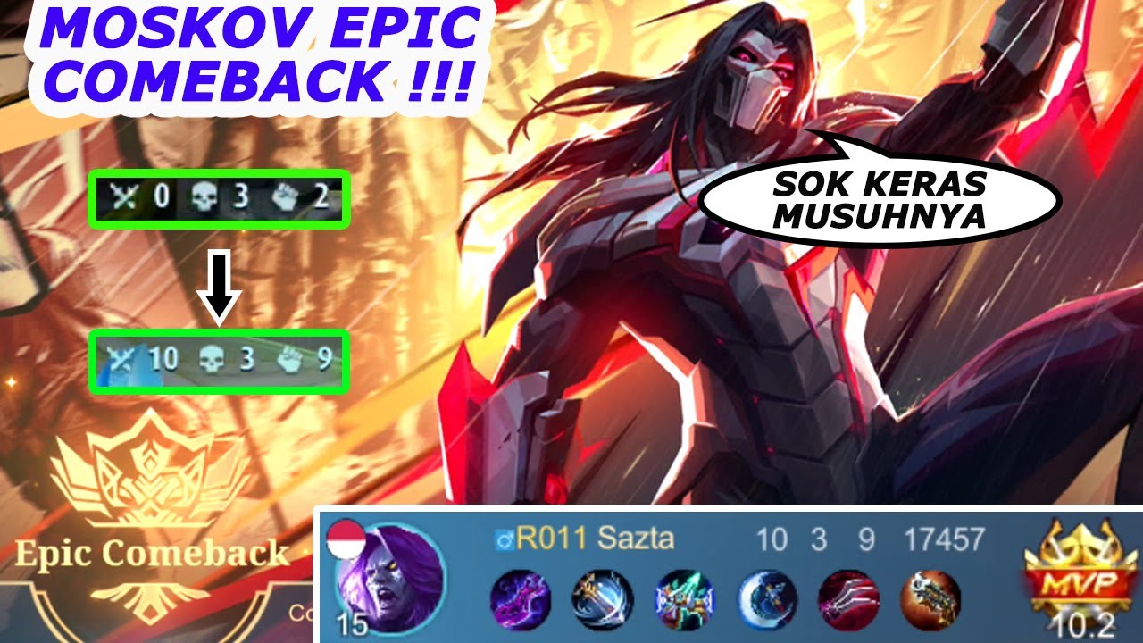 GAMEPLAY & BUILD MOSKOV ABYSS - HARD GAME TAPI EPIC COMEBACK DARI TOP ...