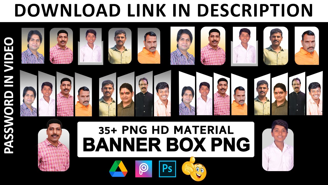 How To Add Photo In Box | Banner Material Download | Banner Box Png ...