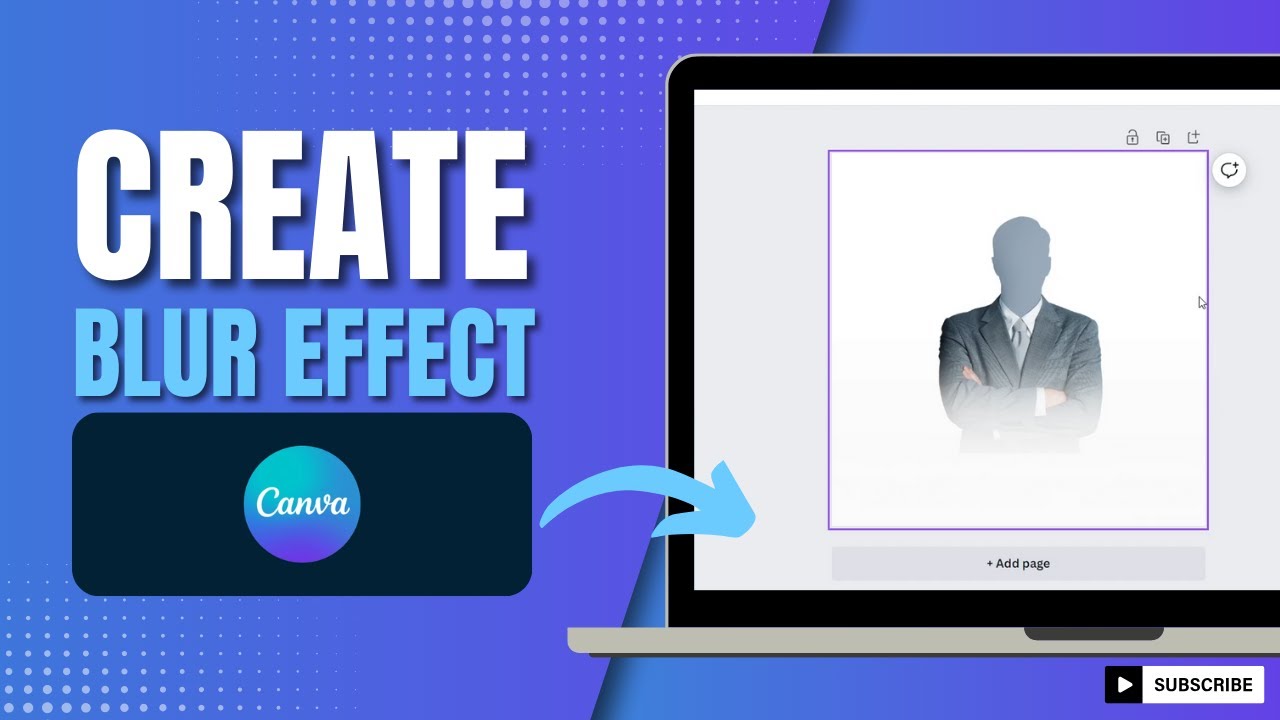 How To Create A Blur Effect Between Two Images In Canva - YouTube