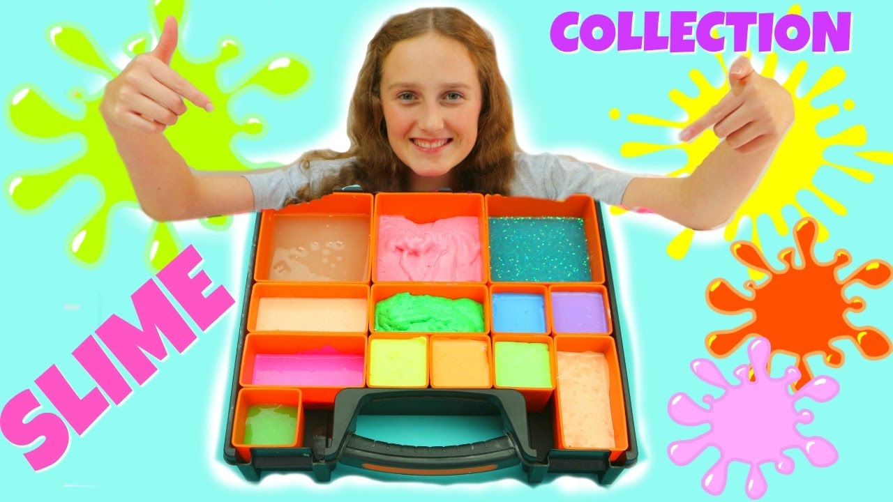 Slime Collection - Slime Haul and DIY Slime Storage Ideas! - YouTube