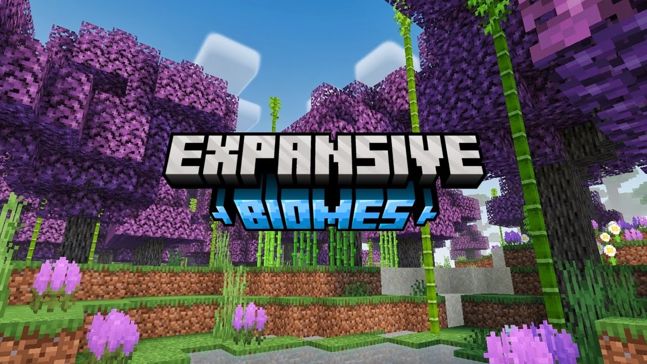 Minecraft Looks Better With This Addon | Expansive Biome Addon - YouTube