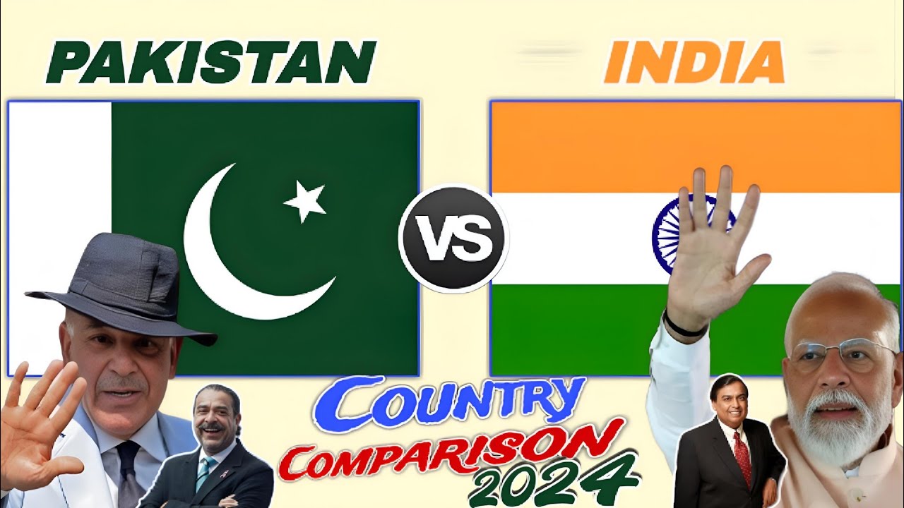 Pakistan vs India - country comparison | India vs Pakistan Country ...