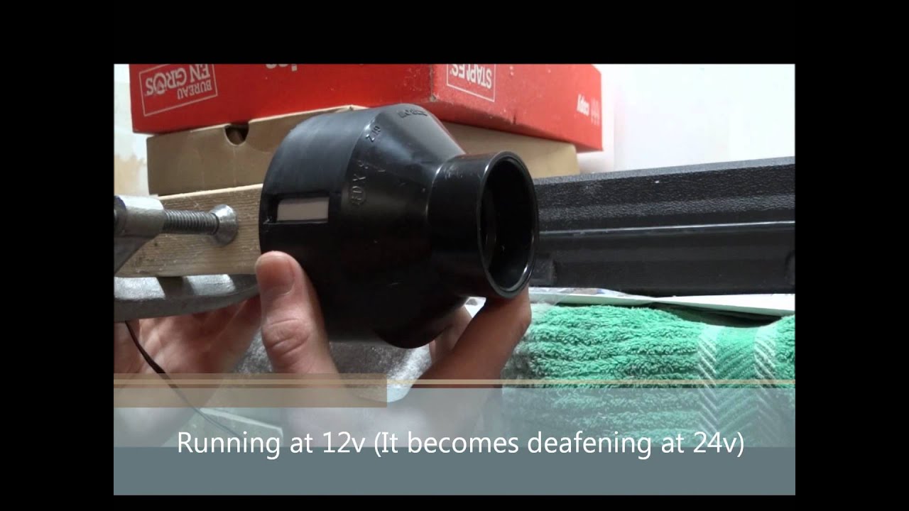 Homemade Air Raid Siren Chopper (Dual Tone) - YouTube