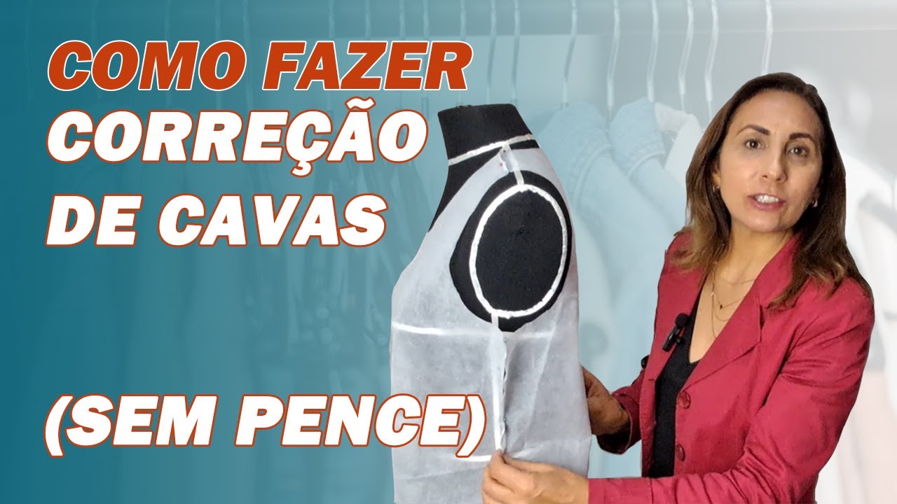 COMO FAZER CORREÇÃO DE CAVAS EM MODELO REGATA (SEM PENCE) - PASSO A ...
