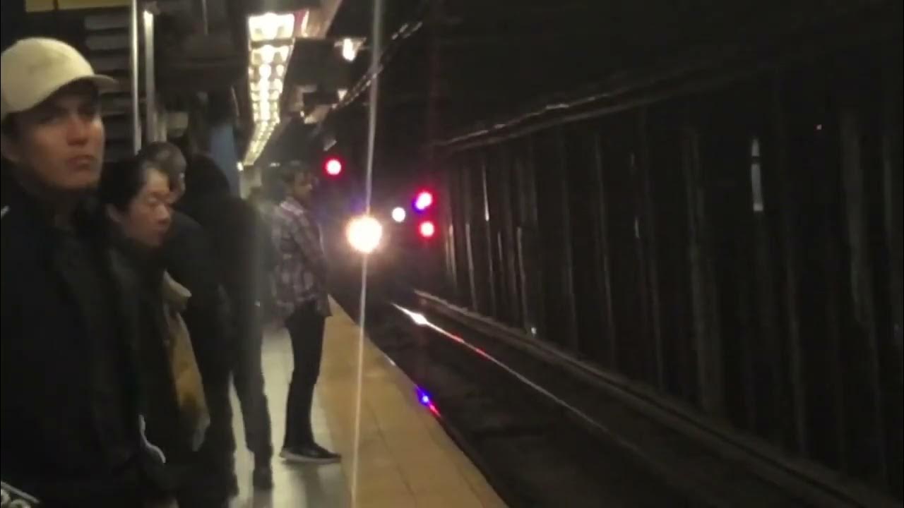 IND Queens Boulevard Line: Jamaica-bound E & F Trains Demonstrate CBTC (R160) - YouTube