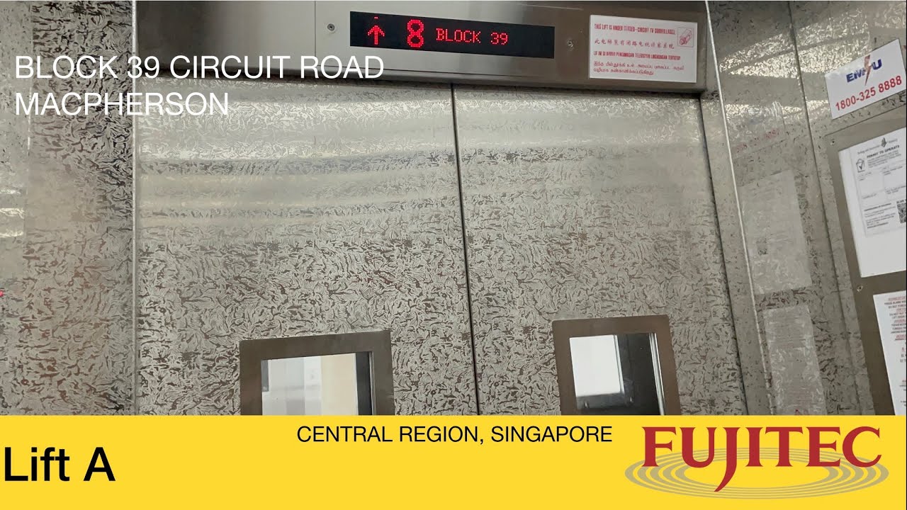 HDB Block 39 MacPherson || Fujitec Elevator (Lift A) - YouTube