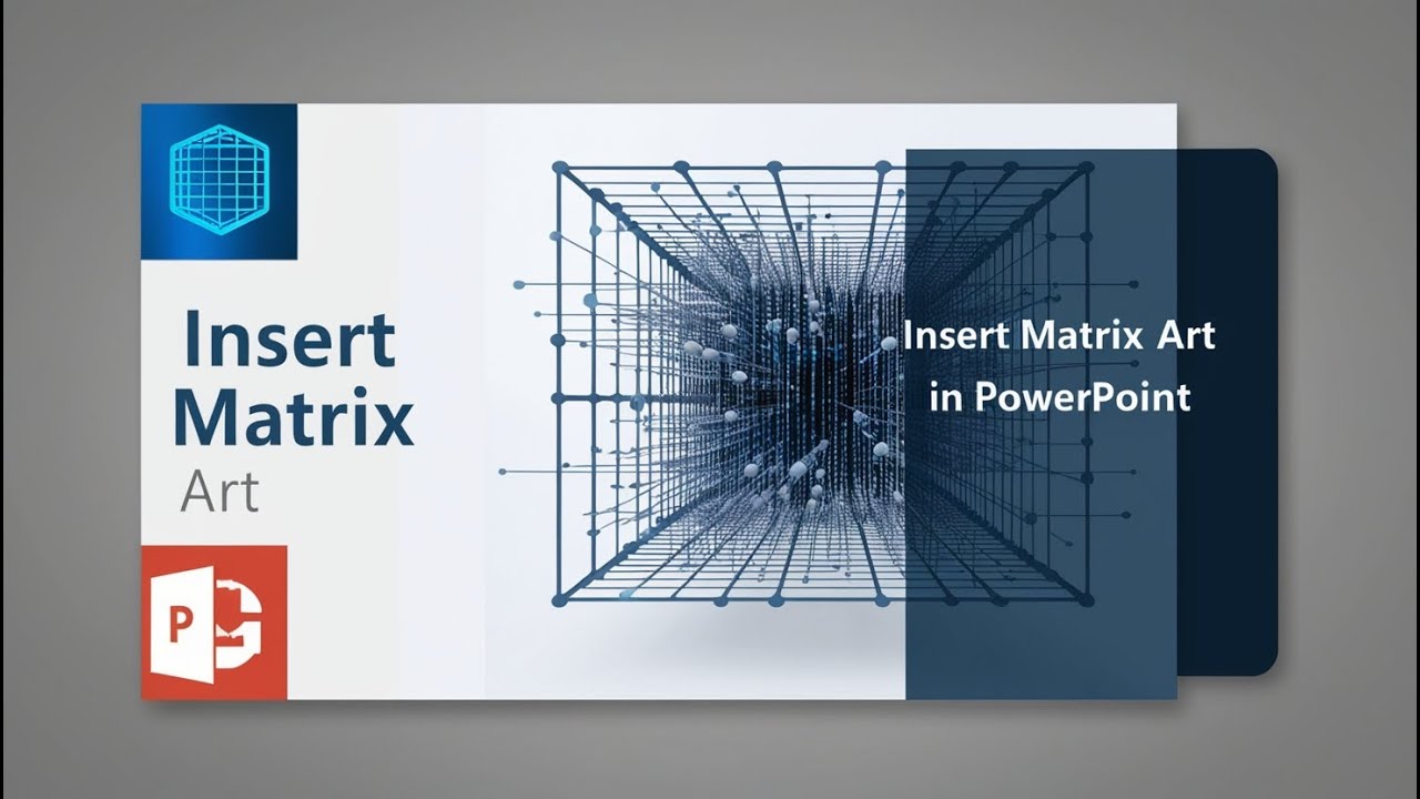 How to Add Matrix Art in PowerPoint Presentations - YouTube