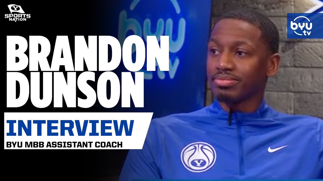 BYU Men's Hoops Assistant Brandon Dunson Discuss AJ Dybantsa's Arrival ...