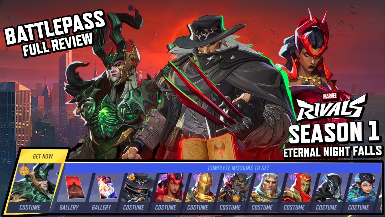 Marvel Rivals SEASON 1 Battlepass Breakdown– Skins, Free Rewards & MORE ...
