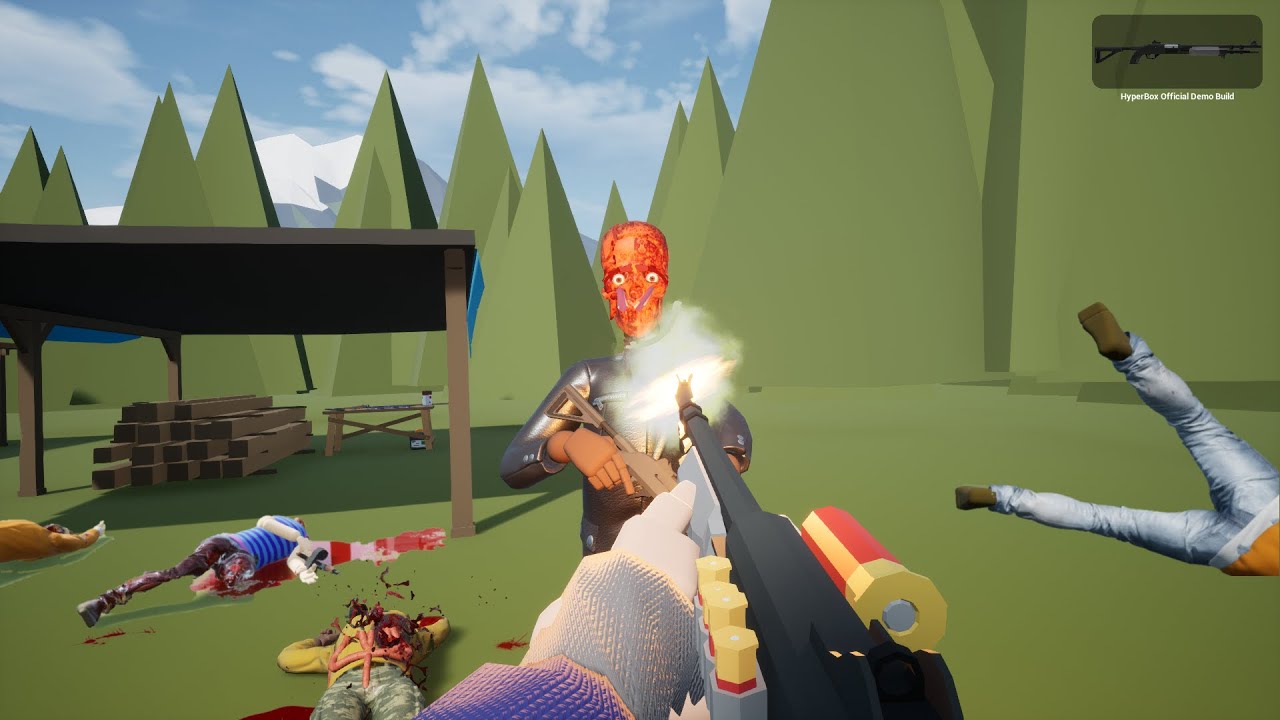 Brutal and Crazy Kills in HyperBox UPDATE NEW OPEN ZOMBIE WORLD - YouTube