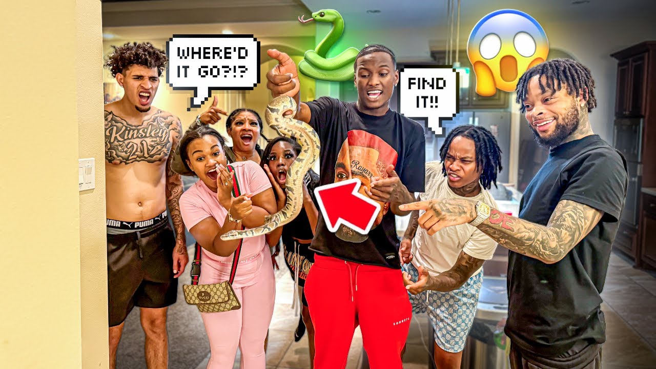 My Ball Python Escaped in my HOUSE last night - YouTube