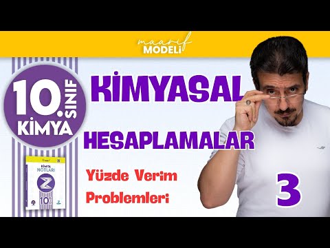 Kimyasal Hesaplamalar-3 | 1.Ünite | 10.sınıf kimya yeni müfredat ( maarif model )