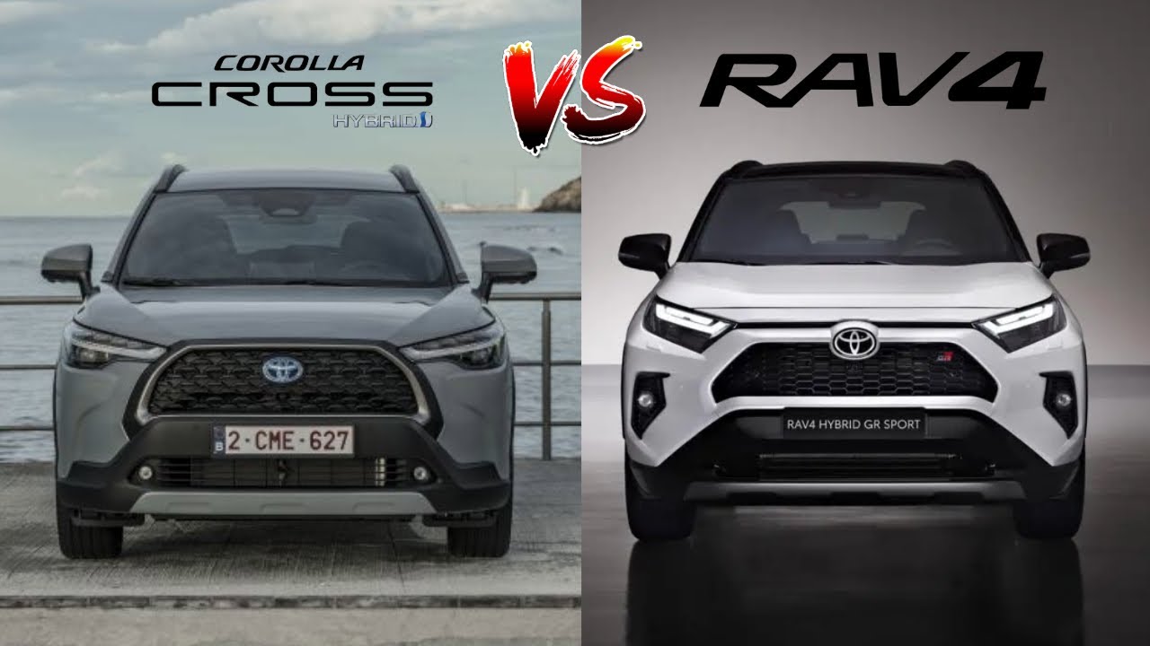 2024 Toyota RAV4 vs 2024 Toyota Corolla Cross Visual Comparison | SUV ...