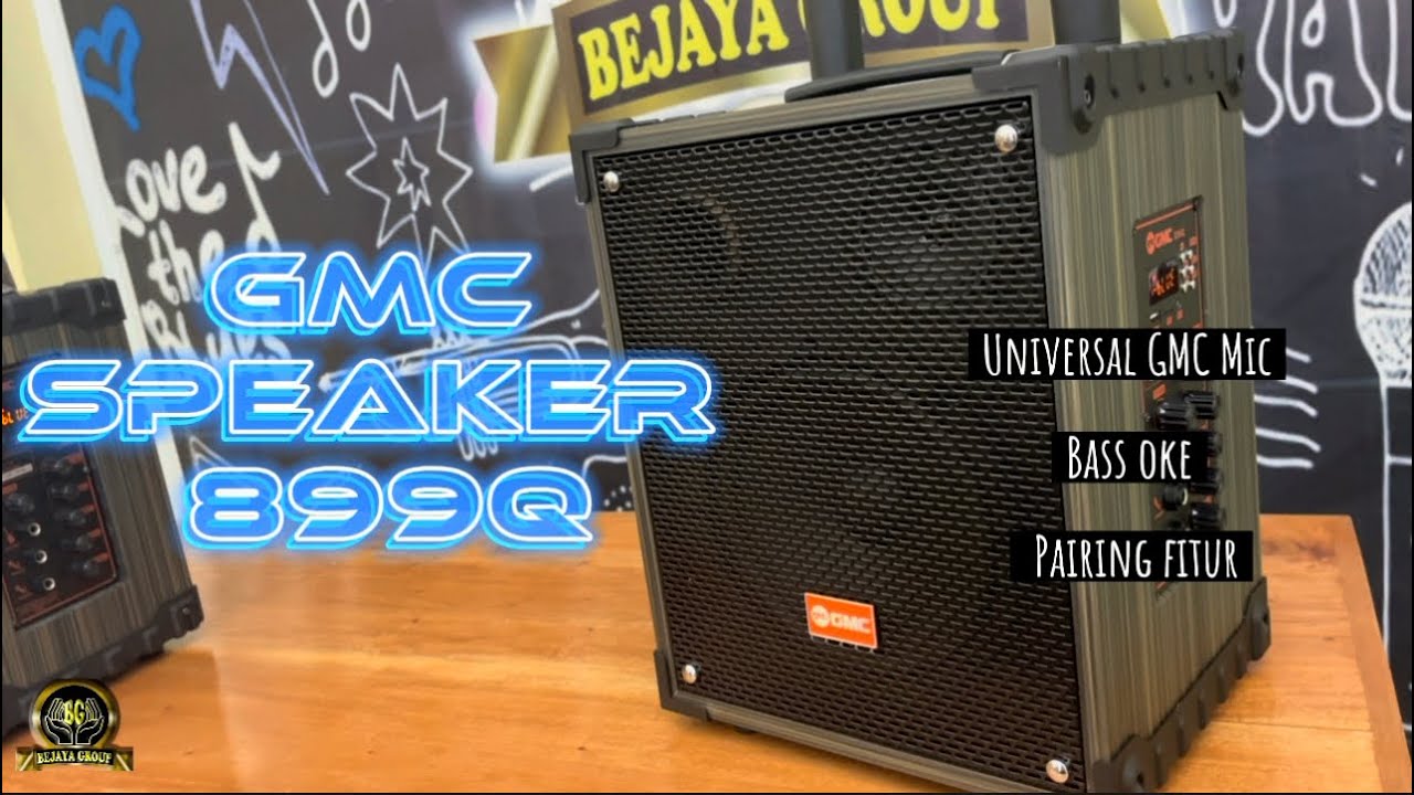 Suaranya lebih empuk, review Speaker GMC 899Q - YouTube