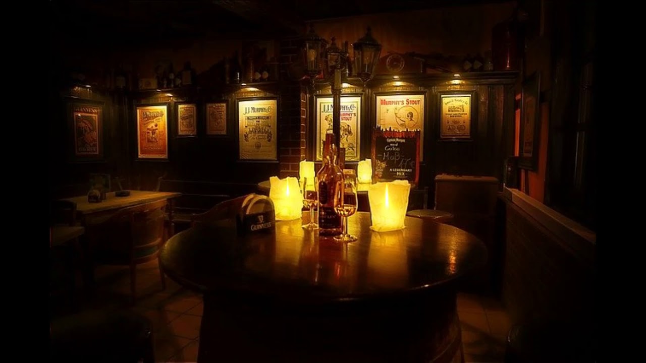 Friday Night Ambience | Bar Scene, Quiet Chatter, Soft Music| - YouTube