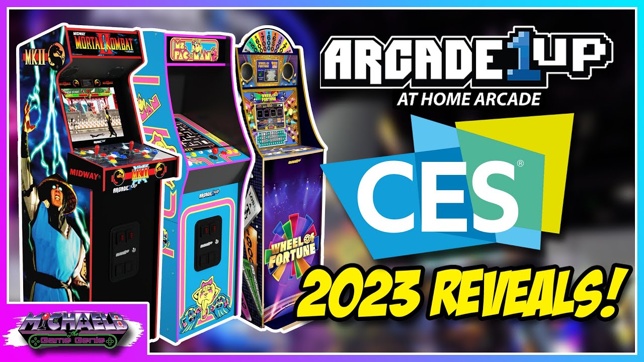 Arcade1Up CES 2023 Reveals! The Deluxe Model Is Here! - YouTube