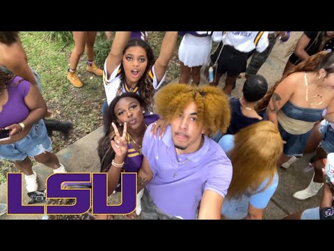 FIRST LSU TAILGATE & HOME GAME - YouTube