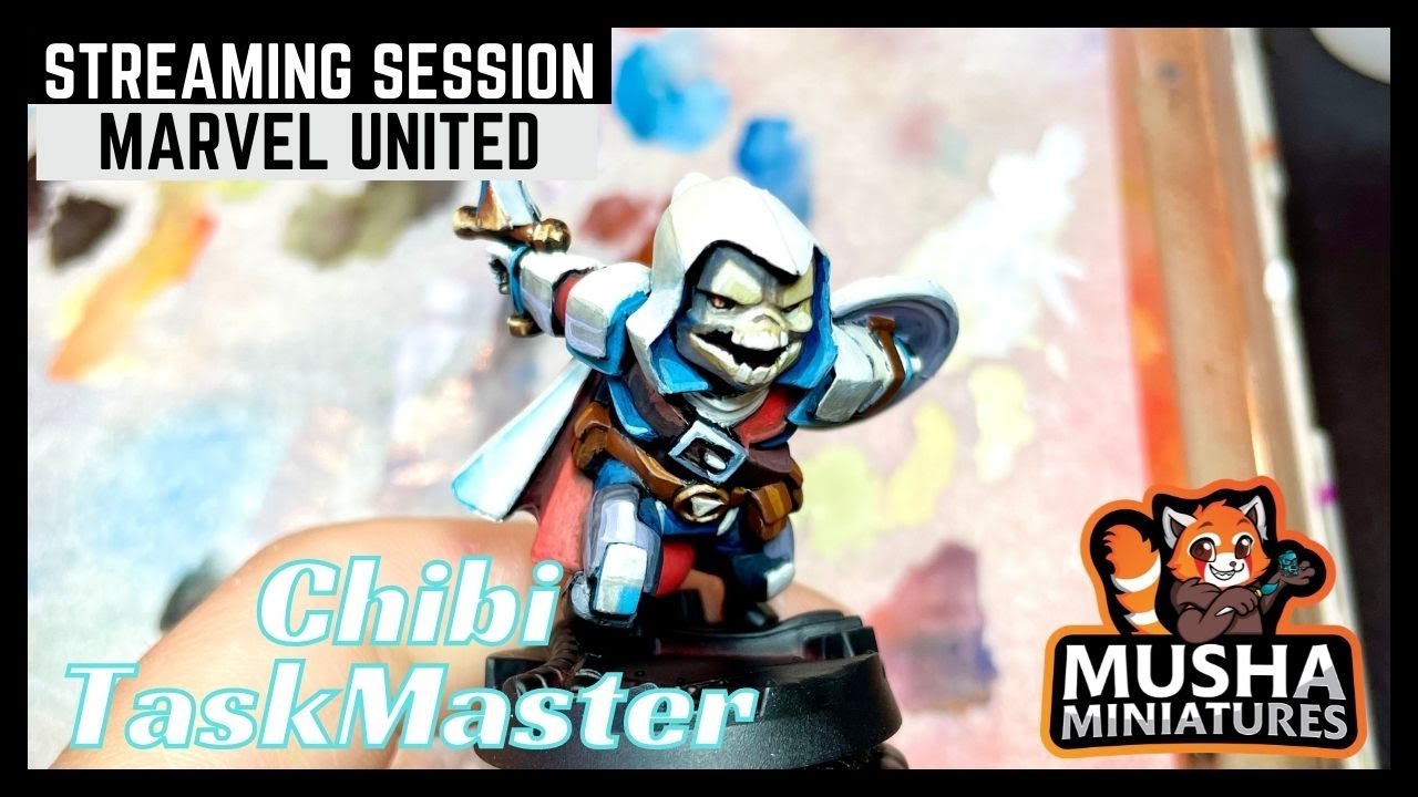 Marvel United: Chibi TASKMASTER - Painting Tutorial [ITA/ENG] - YouTube