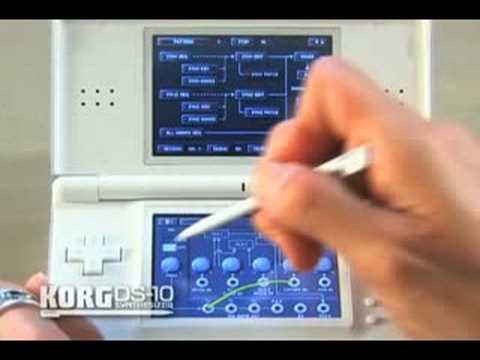 KORG DS-10 Synthesizer - Trailer E3 08 - Nintendo DS - YouTube