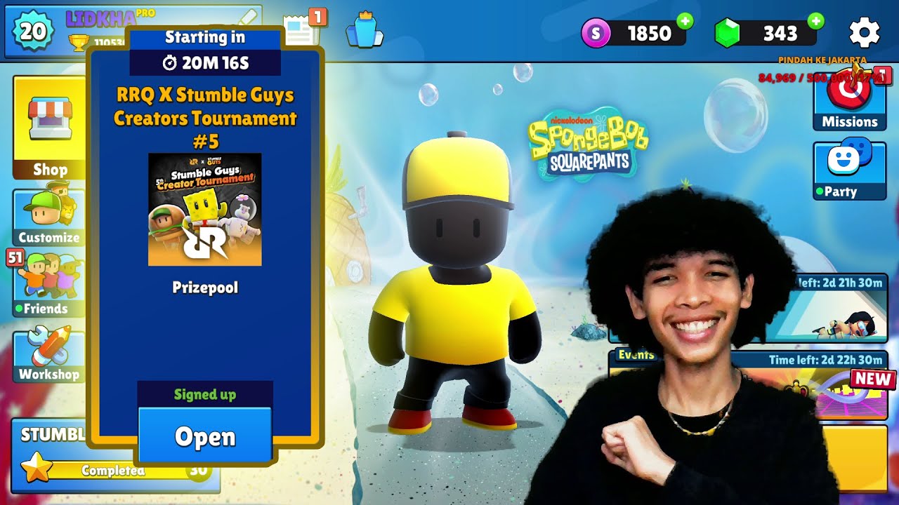 STUMBLE GUYS COUSTUME PARTY FOR YOU MAP CREATOR LETSGOOO # ...