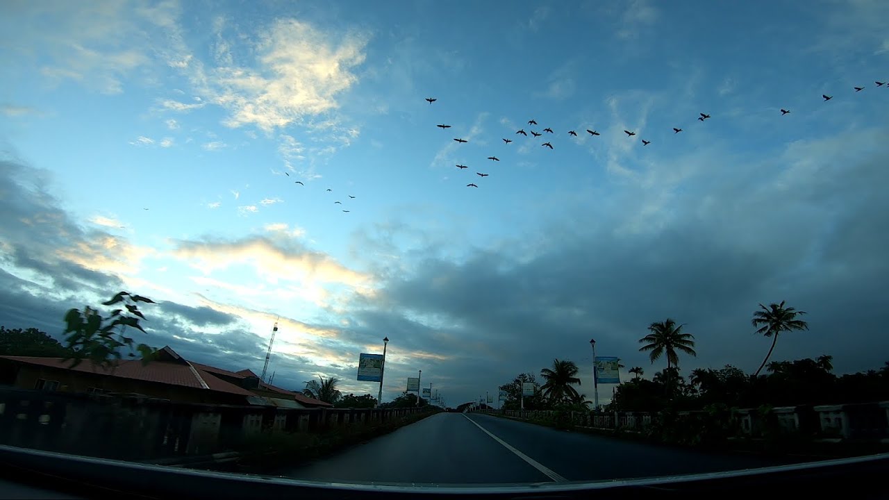 Morning Drive on SH 11, AC Road | Sunlit Skies | GoPro Hero 7 - YouTube