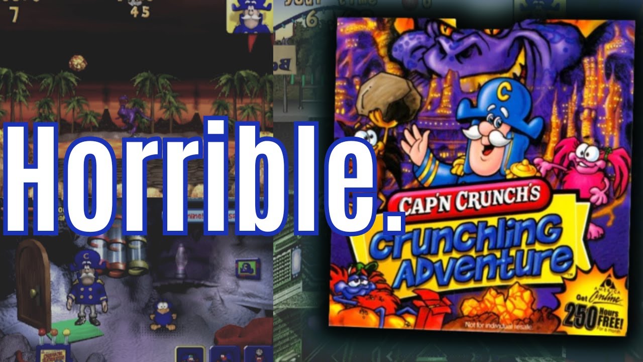 The Worst Cereal Game Of All Time | Cap'n Crunch Crunchling Adventure ...