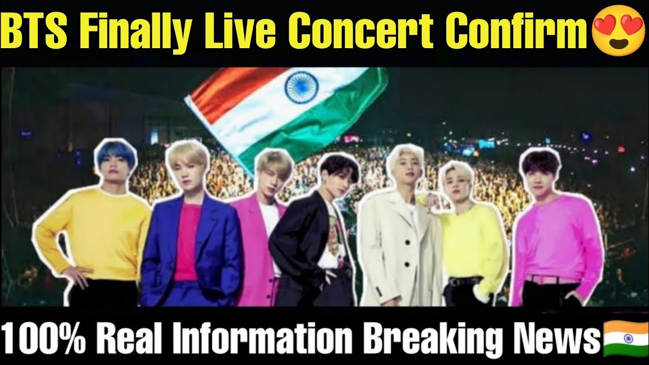 BTS Finally Live Concert Confirmed 😍 100% Real Information ️ BTS Coming ...