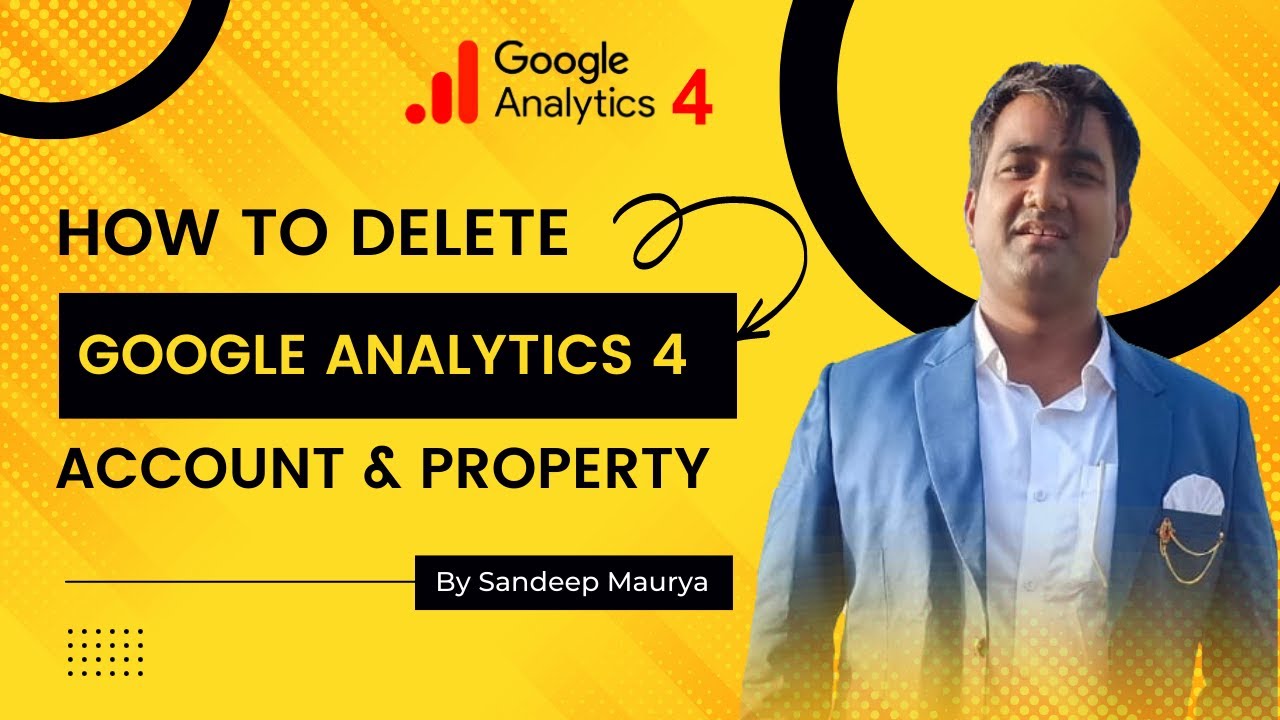 How to delete google analytics account & property - YouTube