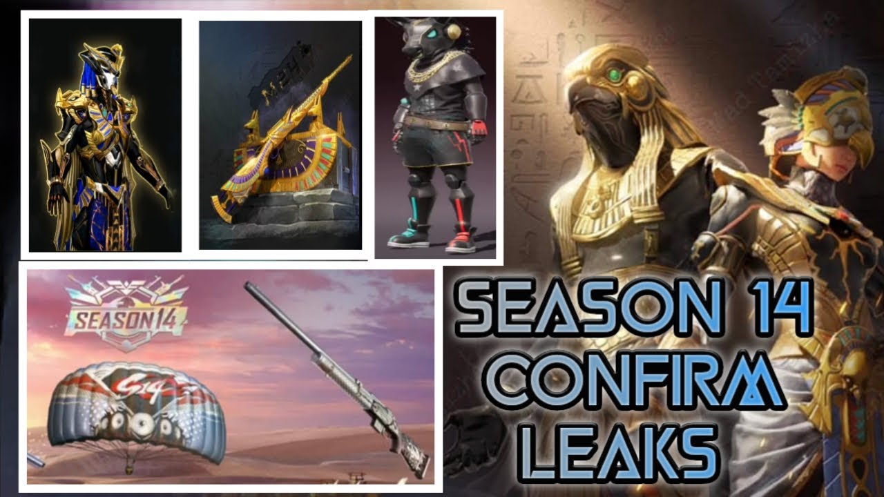 SEASON 14 ROYAL PASS TIER REWARDS | S14 | 1 to 100 | Rp Rewards Pubg ...