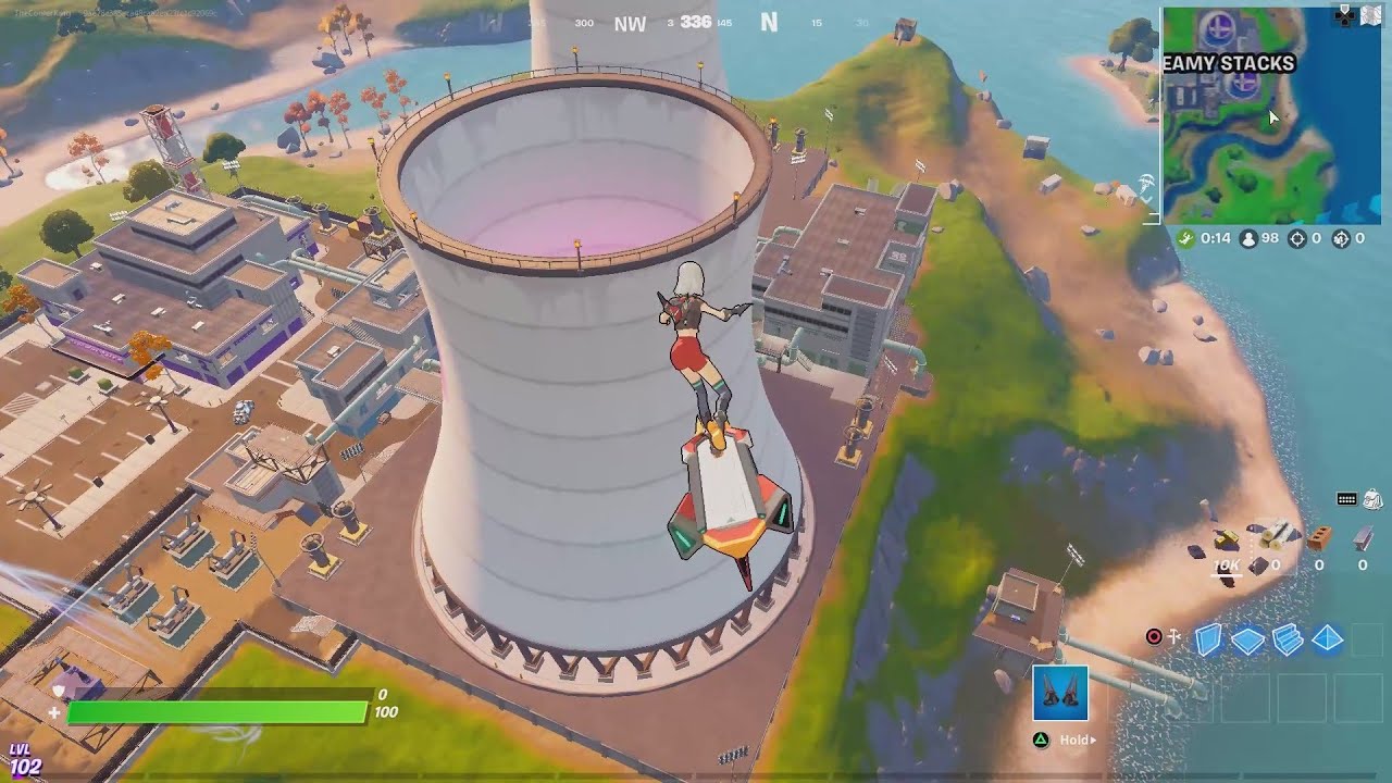 Ride the Steamy Stacks Fortnite Season 5 Week 9 Challenges - YouTube