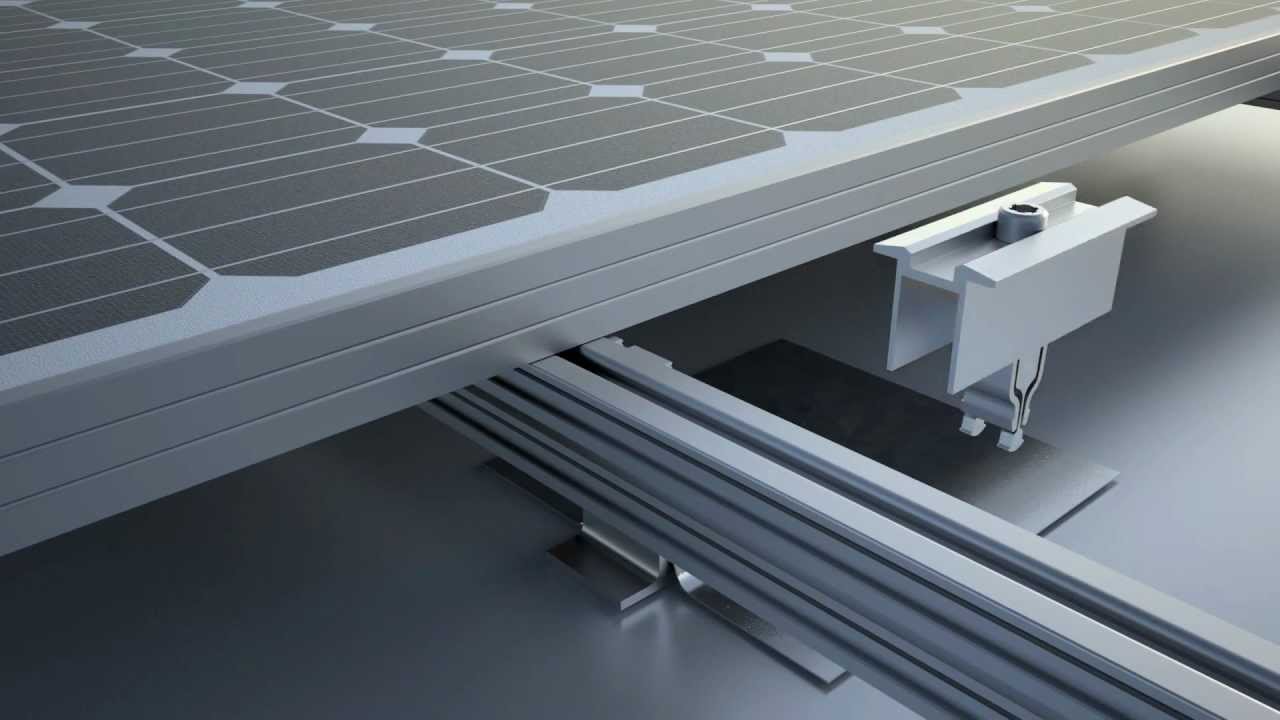 Sentinel Solar ClicLoc Spyder Racking - YouTube
