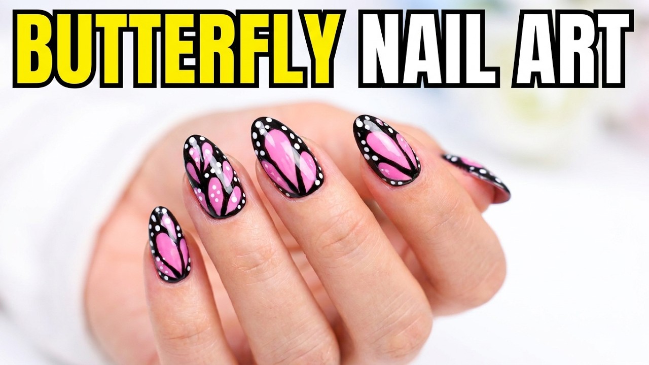"Butterfly Nail Art Tutorial | Easy & Stunning Designs for Beginners ...