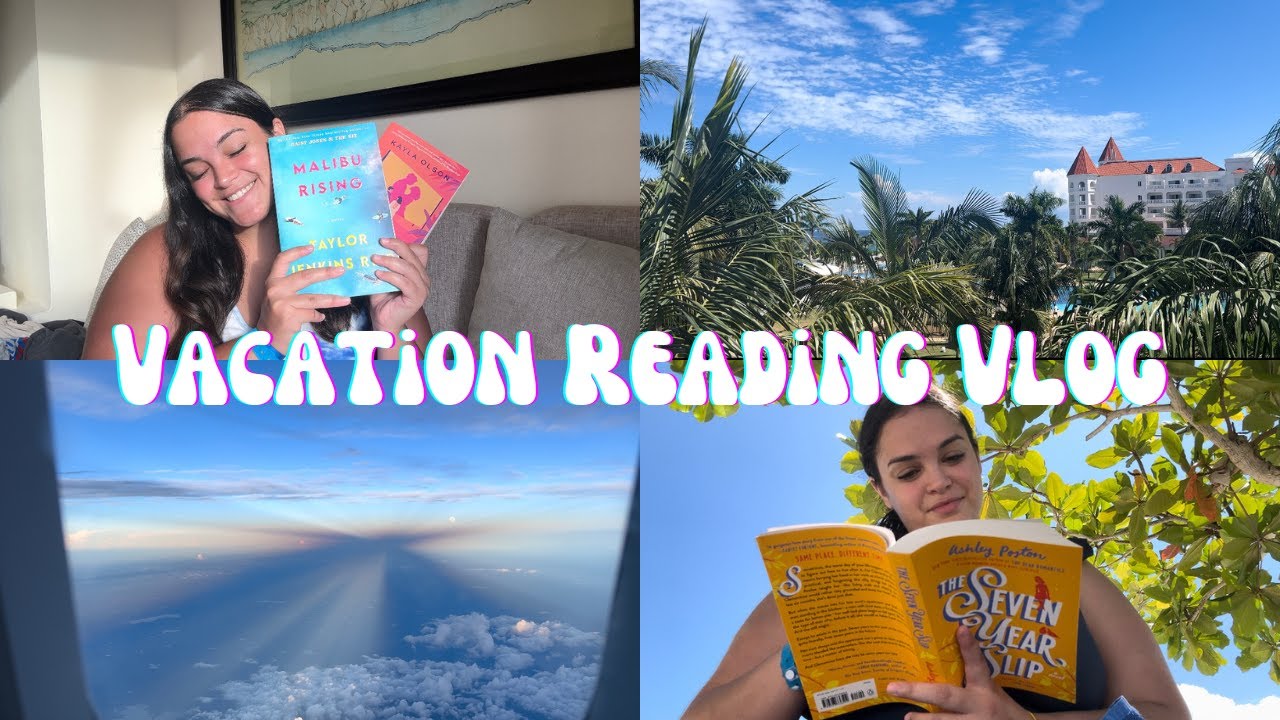Vacation Reading Vlog ☀️🌴 ️ || Spoiler Free Reading Vlog - YouTube